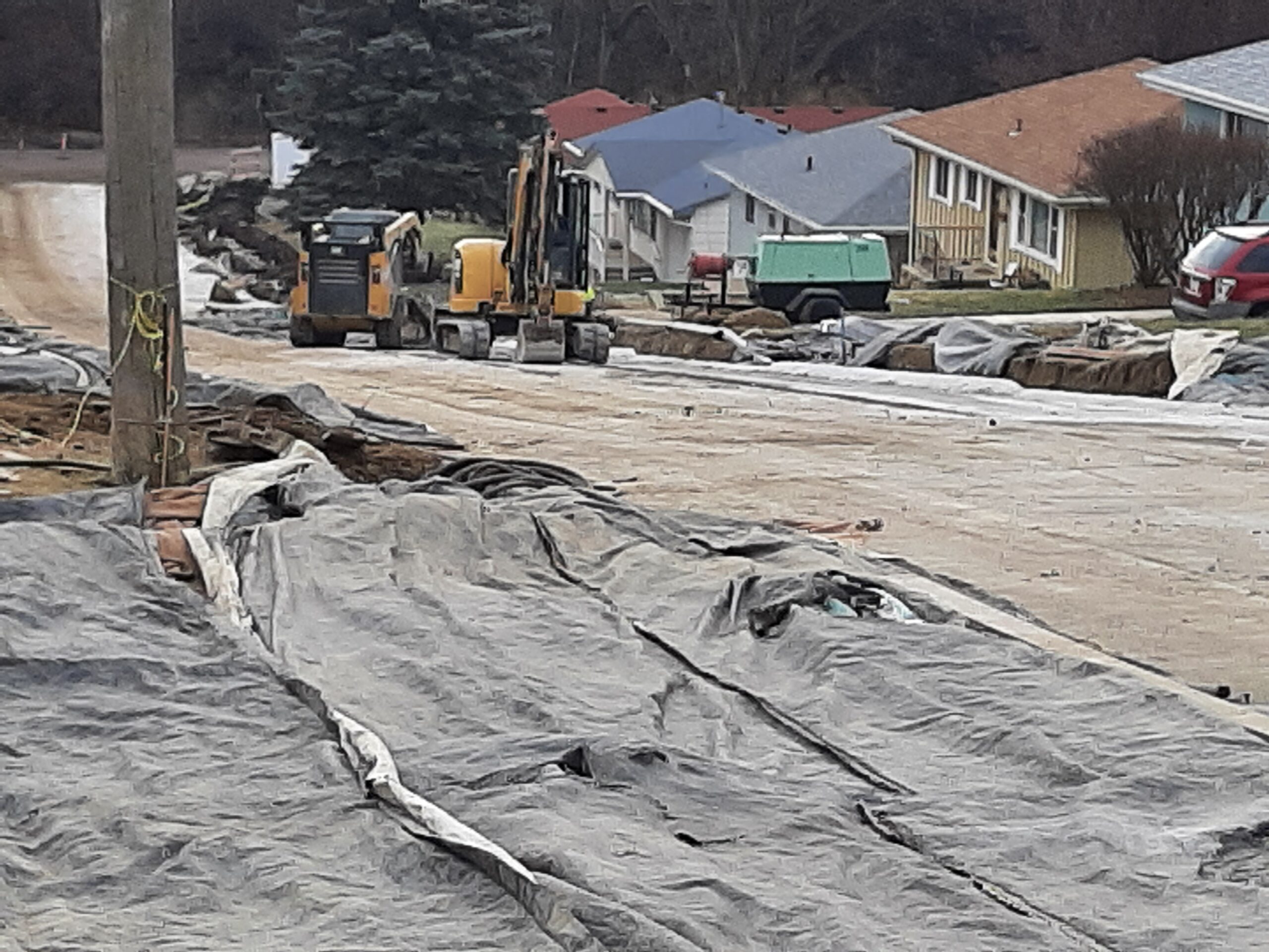 SOUTH CORNELIA STREET REPAIRS RUINED BY DRIVER - KSCJ 1360