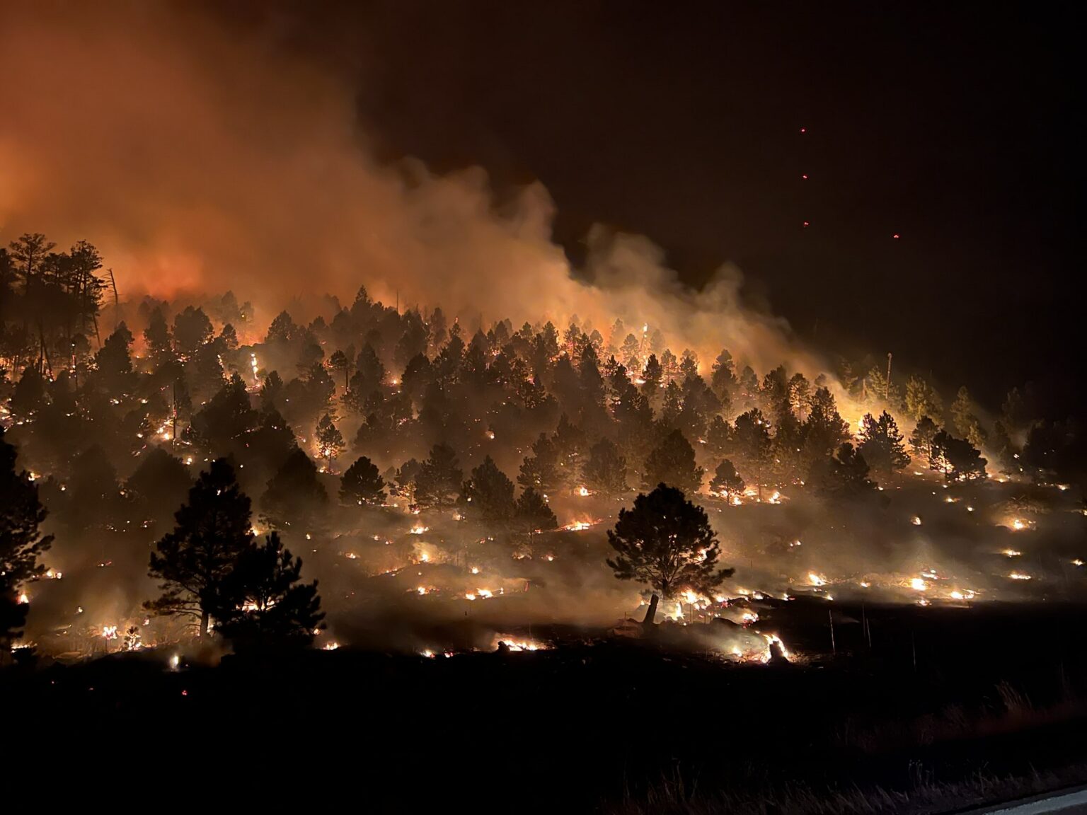 WILDFIRES BURNING IN WESTERN SOUTH DAKOTA & NEBRASKA - KSCJ 1360